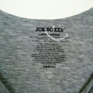 Joe Boxer | Tops | Large Joe Boxer Smiley Face Boatneck Baseball Tee ...